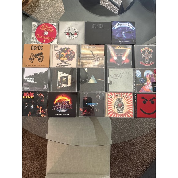 Media | Rock Cd Lot Of 19 Classic Rock Hard Rock Heavy Metal Ac Dc ...